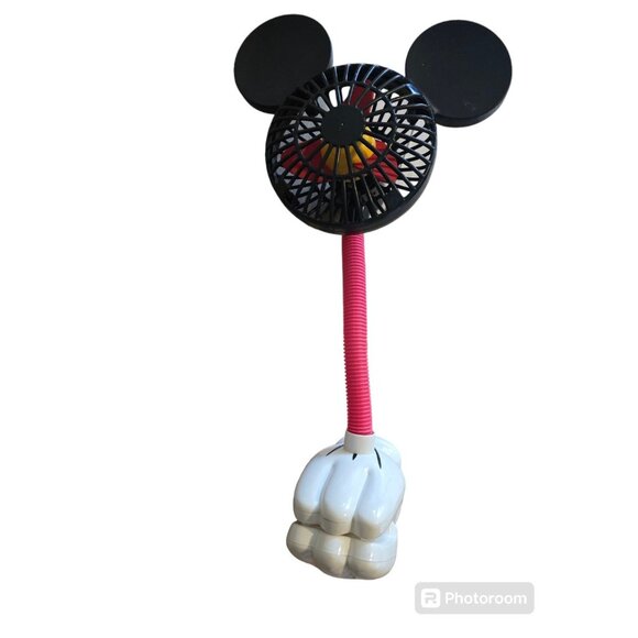 Disney | Other | Disney Parks Mickey Mouse Portable Fan Flexible Clamp ...